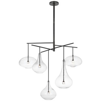 Visual Comfort Signature - CD 5025GM-CG - Lomme - LED Chandelier - Gun ...