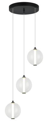 Matteo Lighting - C69603MBCL - Belange - LED Pendant - Matte Black