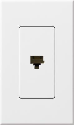 NT-PJ - Lutron - T Phone Jack - Nova T | Crest Lighting